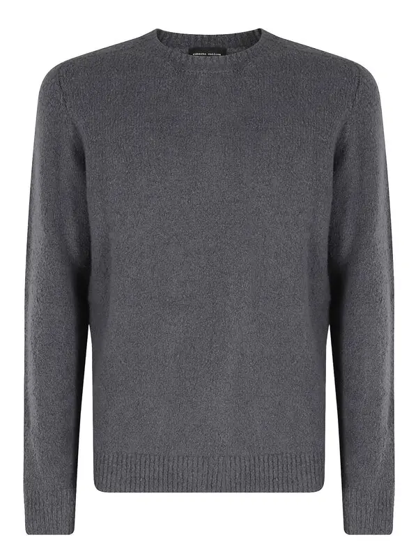 ROBERTO COLLINA Crewneck Knitwear - Black