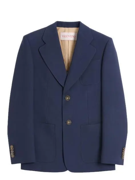 Valentino Garavani Single-breasted Jacket - Indigo