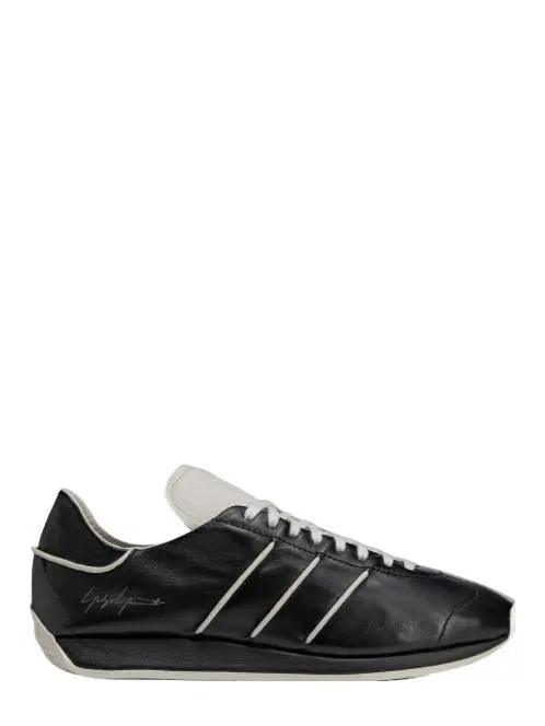 Y3 Country Lace-up Sneakers - Black