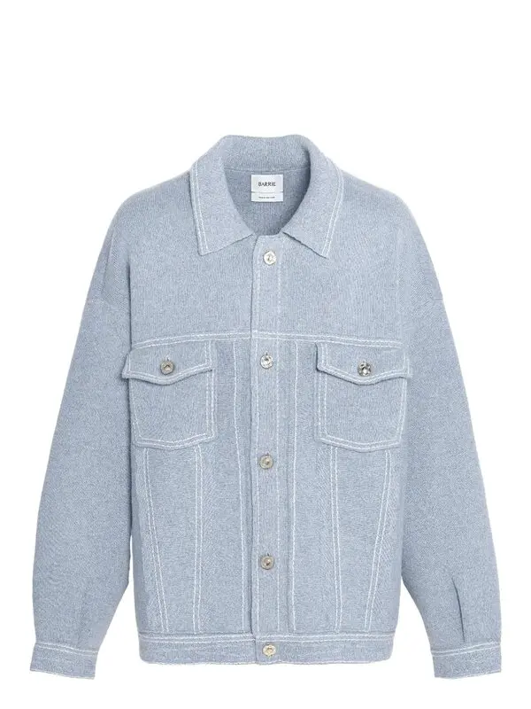 BARRIE Long-sleeved Casual Jacket - Blue