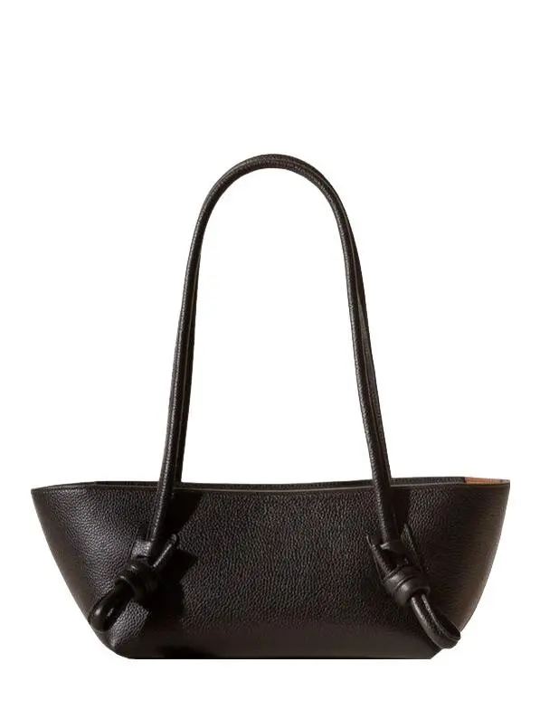 Hereu Knot Detail Shoulder Bag - Black