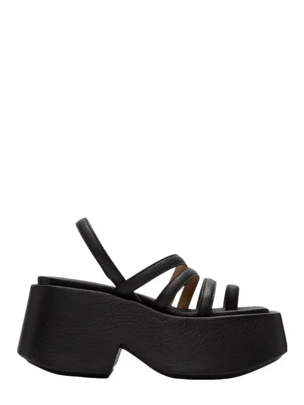 Marsèll Slingback Chunky Platform Sandals - Black
