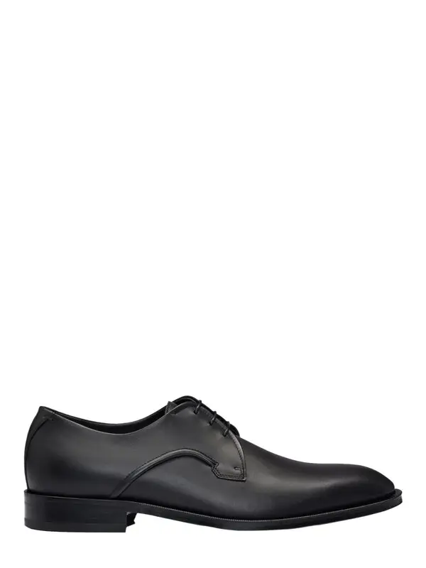 Hugo Boss Lace-up Leather Business Shoes - Black