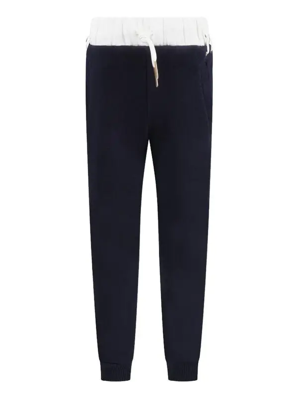 Chloé Logo Print Cotton Track Pants - Black