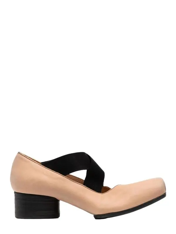 UMA WANG Square Toe Ballet Flats - Nude