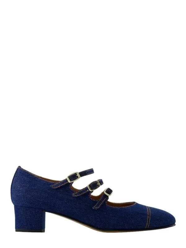 CAREL Kina 25 Mary Jane Pumps - Blue