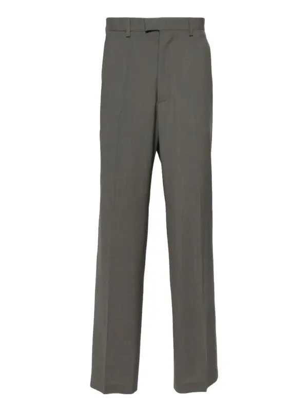 MAISON MARGIELA Pressed-crease Tailored Trousers - Gray