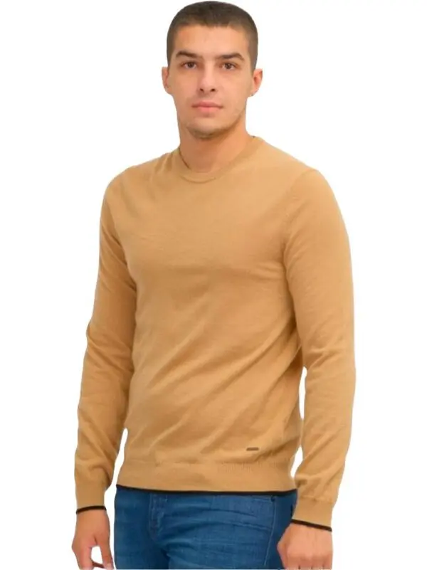 Hugo Boss Long-sleeved Crew Neck Sweater - Multicolor
