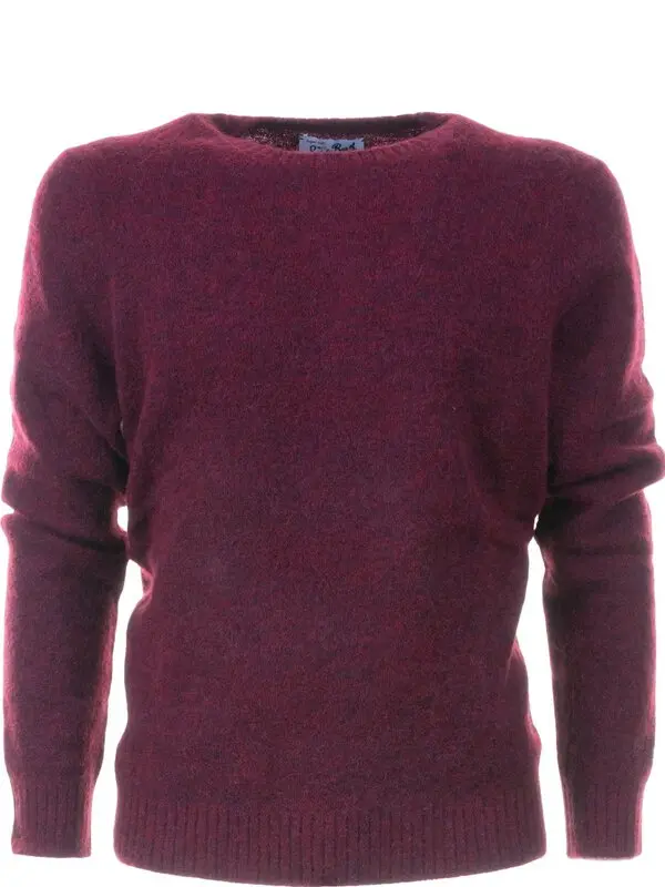 MC2 SAINT BARTH Long Sleeve Crewneck Jumper - Red