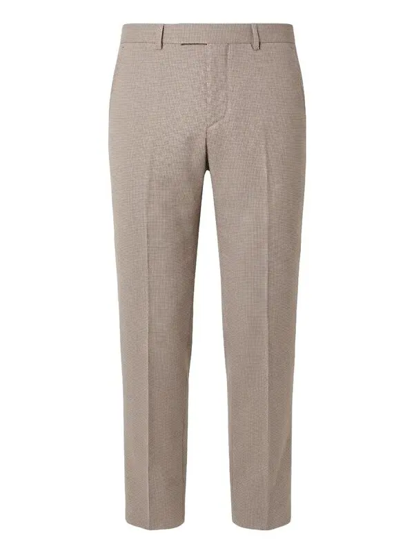 Gucci Gingham Wool Tailored Pants - Multi-color