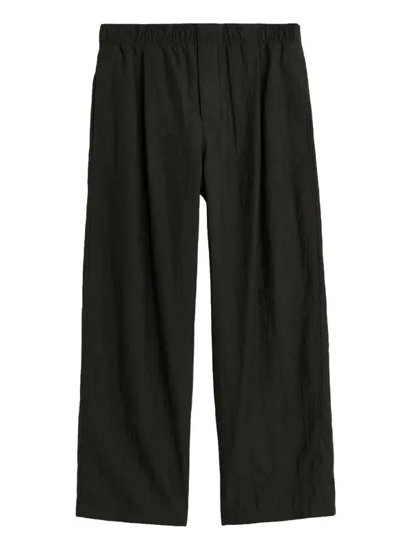 Our Legacy Relaxed Elastic-waist Pants - Soot Black