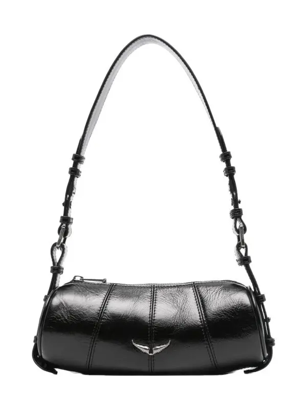 Zadig&Voltaire Zippered Shoulder Bag - Black