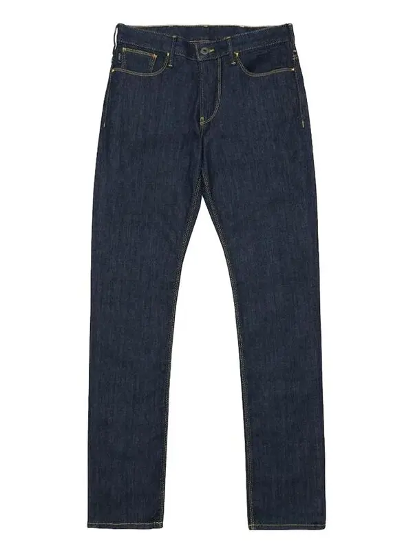 Emporio Armani Logo Detail Denim - Black