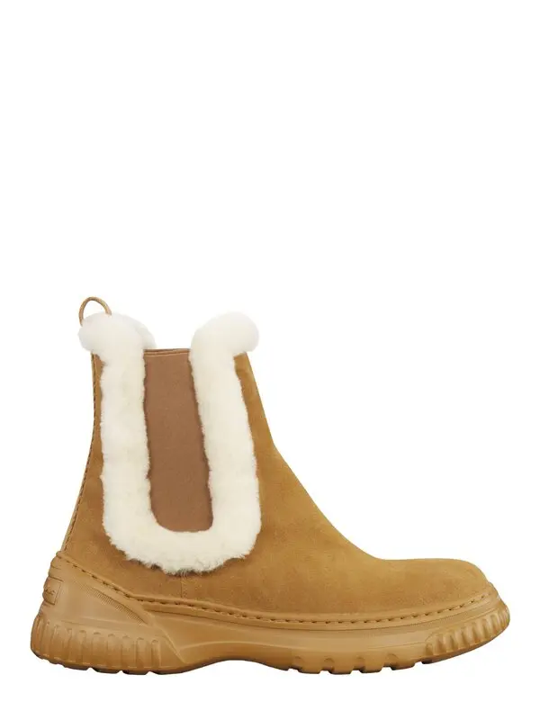 Dior D-racer Ankle Boots - Hazelnut Color