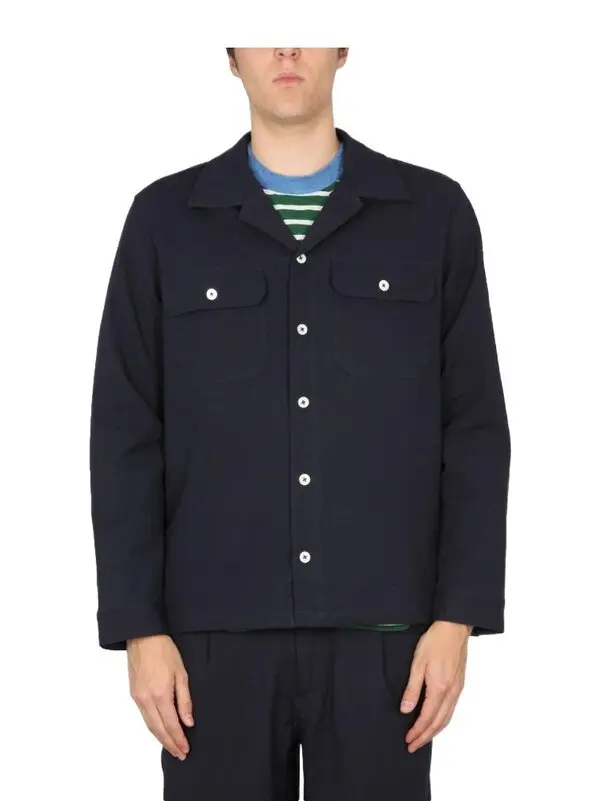 Howlin' Long-sleeved Button-up Shirt - Black