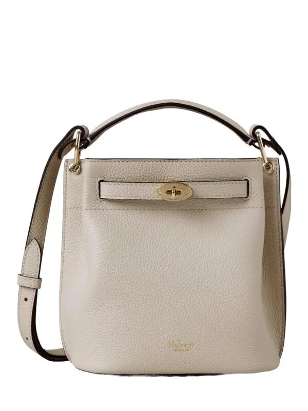 Mulberry Islington Turn Lock Bucket Bag - Chalk