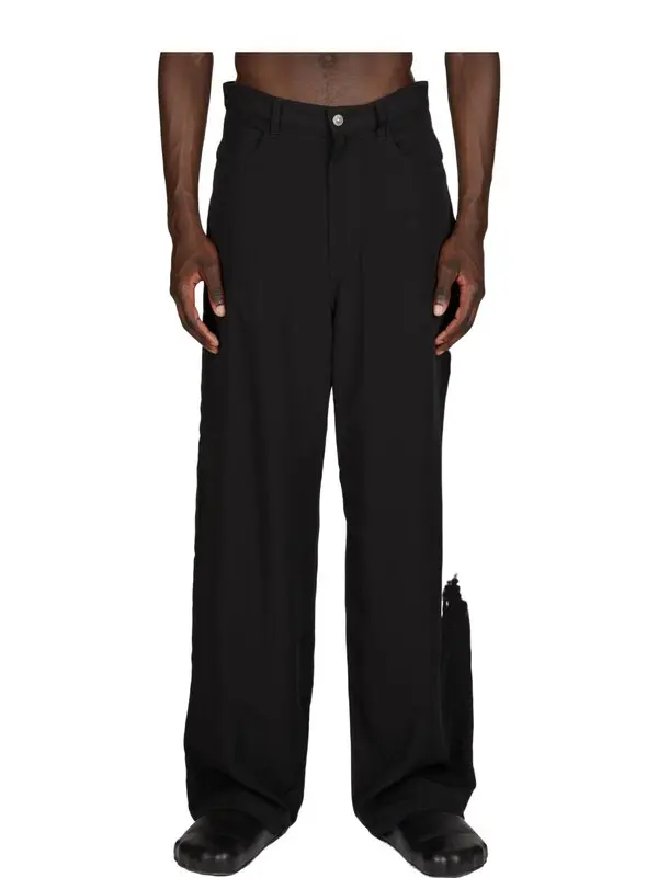 Balenciaga Mid-waisted Baggy Jeans - Black