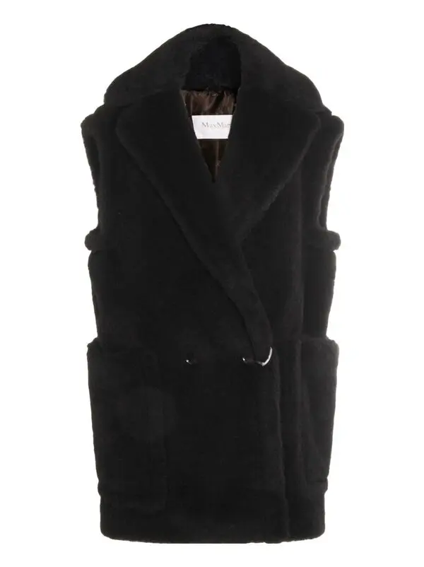 Max Mara Bormida Double-breasted Gilet - Black
