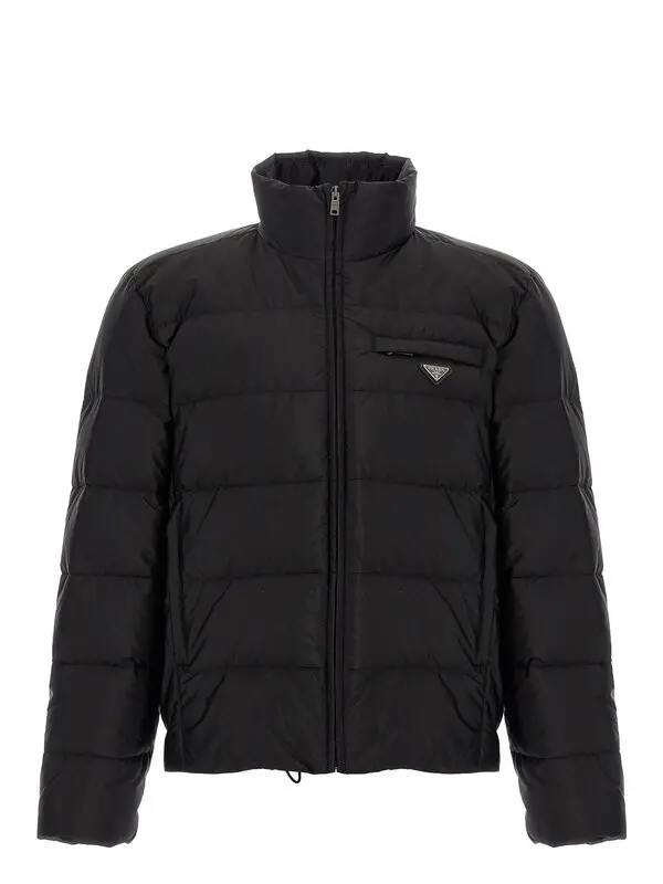 Prada Re-nylon Down Jacket - Black
