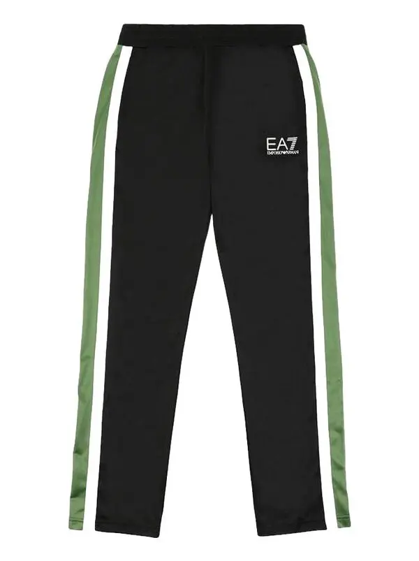 EA7 Side Striped Sweatpants - Black
