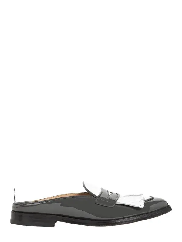 Thom Browne Kilt Varsity Slip-on Penny Loafers - Black