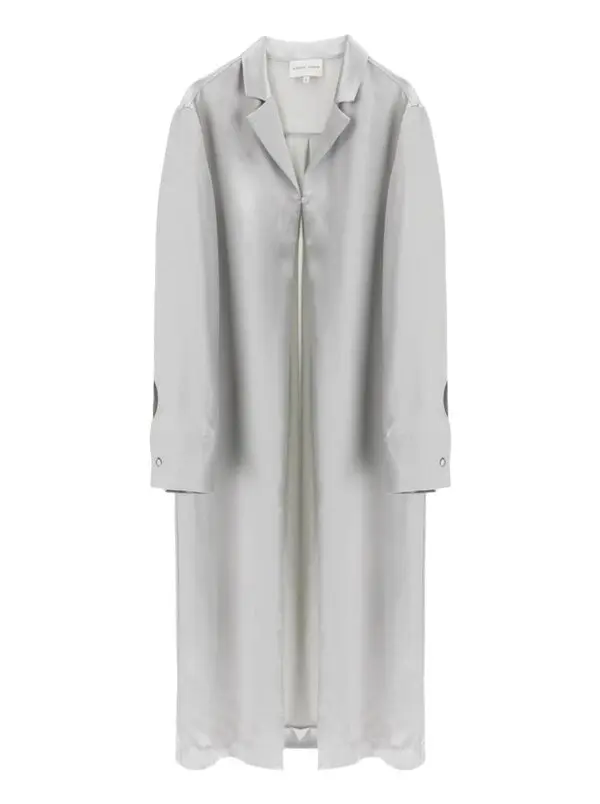 LOULOU STUDIO Long-sleeved Shirt With Notched Collar - Gray