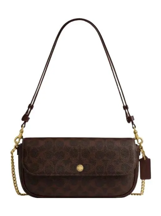 COACH Brook Flap Chain Bag - Maple