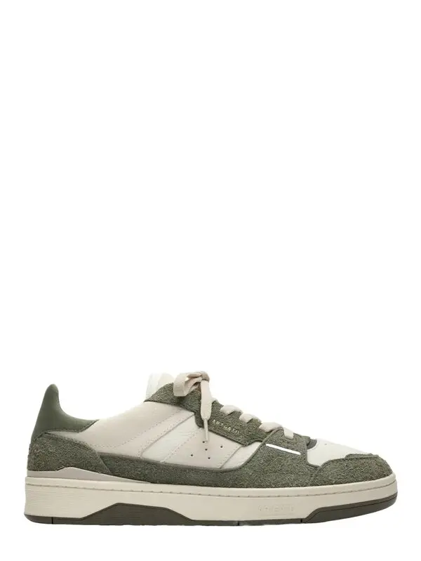 Axel Arigato Clay Low-top Sneakers - Light Beige/dark Green