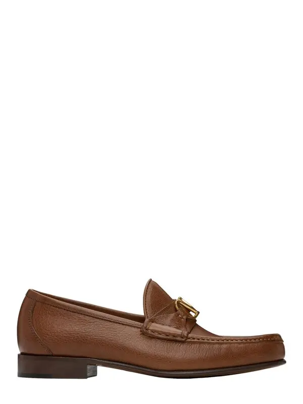 Valentino Garavani Vlogo Signature Loafers - Brown