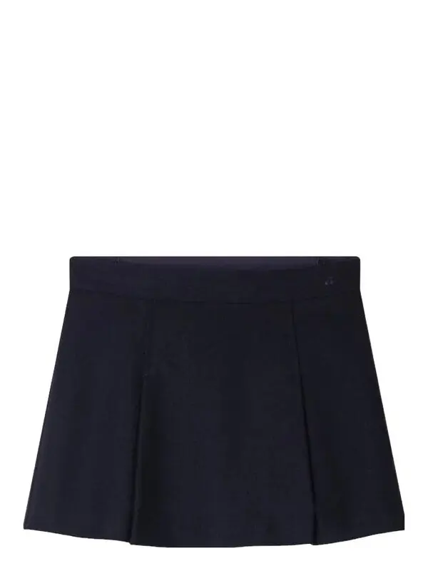 Bonpoint Jolène Flat Pleated Skirt - Dark Blue