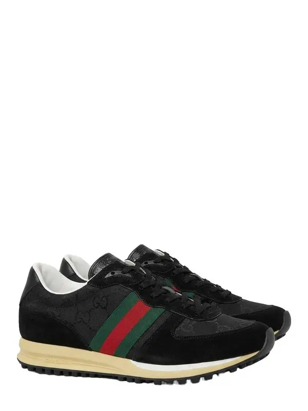Gucci Re-motion Gg Nylon Sneakers - Black