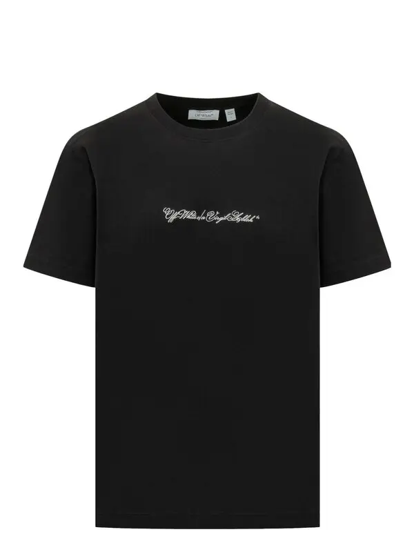 Off-White Script Arrow Print T-shirt - Black