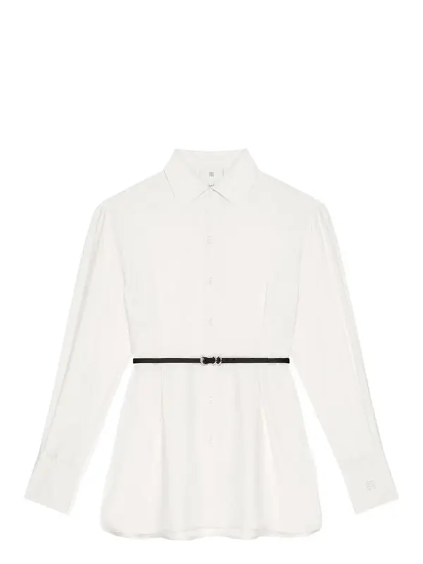 Givenchy Voyou Belted Shirt - White