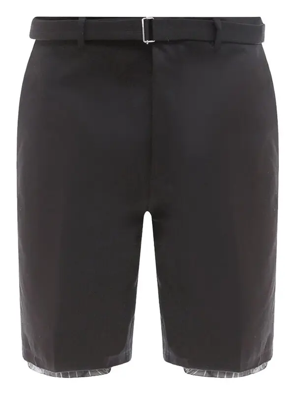 LANVIN Logo Casual Shorts - Black