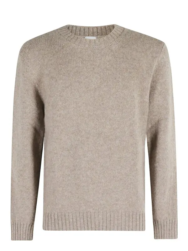 Eleventy Ribbed Knit Sweater - Dove-grey