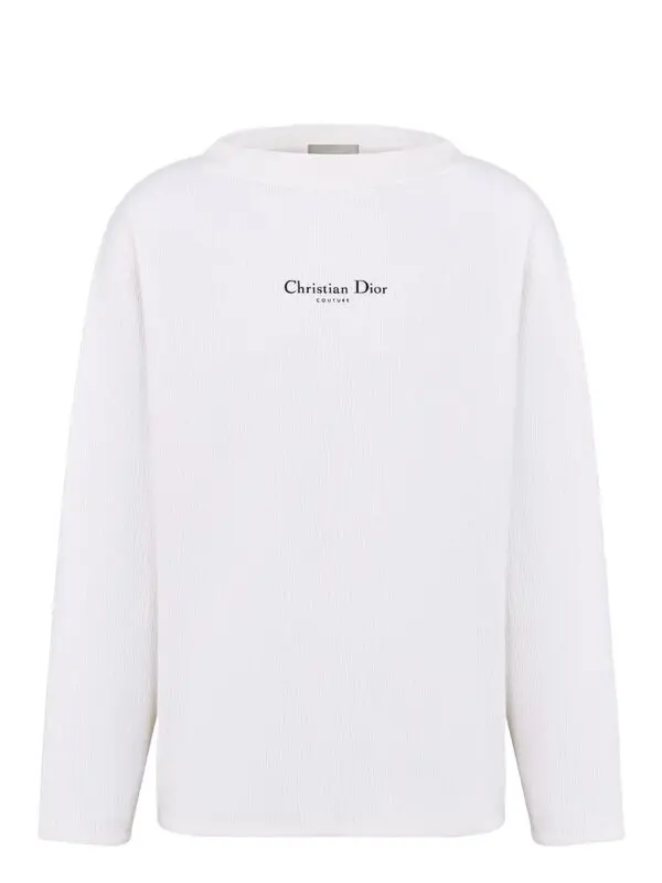 Dior Long-sleeved Jumper With Pattern - White
