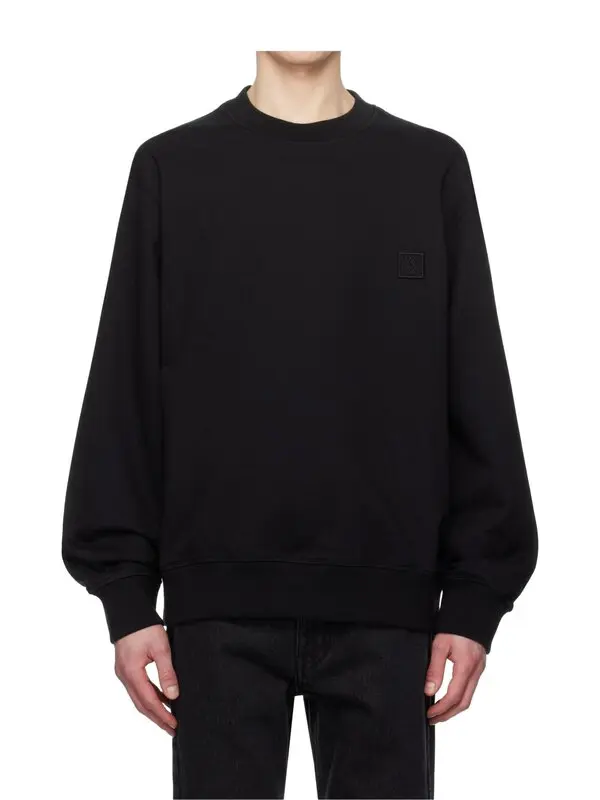 WOOYOUNGMI Crew Neck Sweatshirt - Black