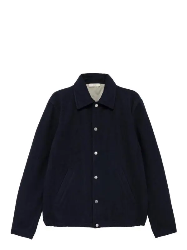AUTRY Button-fastening Collared Jacket - Blue