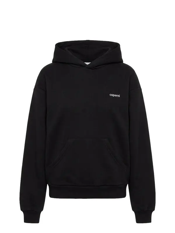 Coperni Logo Print Hoodie - Black