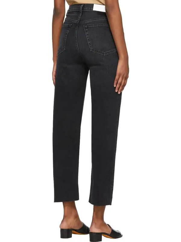 RE/DONE 70s Stovepipe Jeans - Black