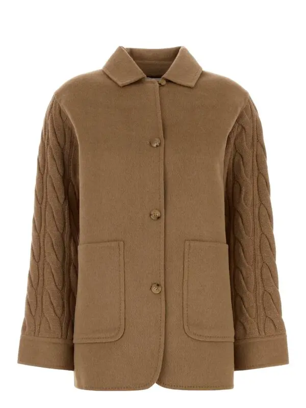 Max Mara Yarn Overshirt - Camel