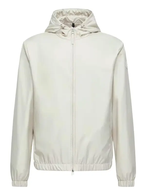 Moncler Domene Hooded Windbreaker - Ivory White