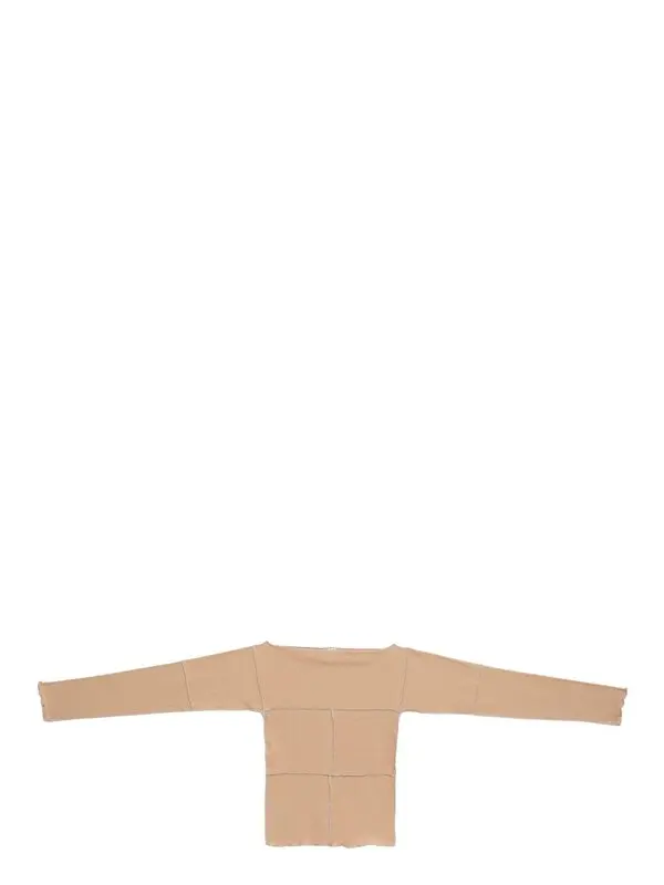 BASERANGE Cinder Ribbed Long Sleeve T-shirt - Nude