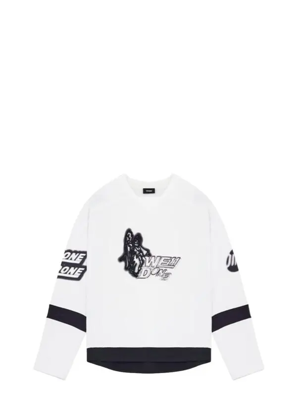 We11Done Long Sleeve T-shirt With Graphic Print - No