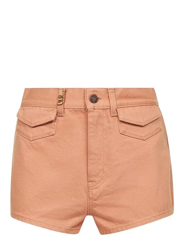 Chloé High-waisted Denim Shorts - No
