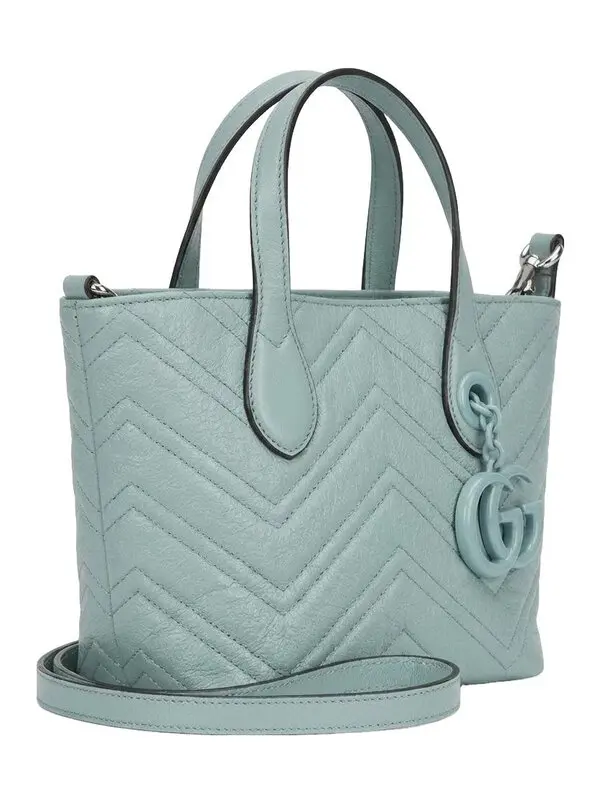 Gucci Gg Marmont Small Tote Bag - Ice-blue