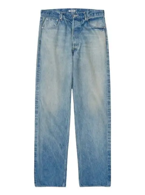 Auralee Belt-loop Jeans - Blue