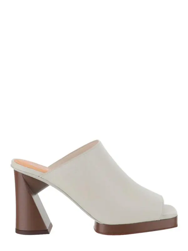 TOD'S Platform Slip-on Mules - White