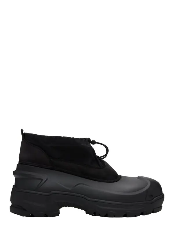ROA Mid Calf Rubber Calf-suede Boots - Black