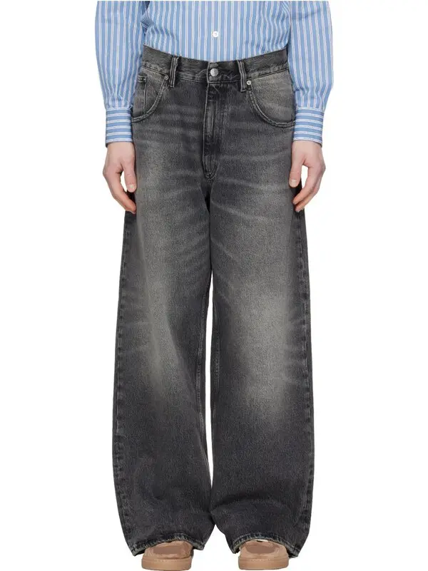 SUNFLOWER Super Wide Leg Jeans - Black